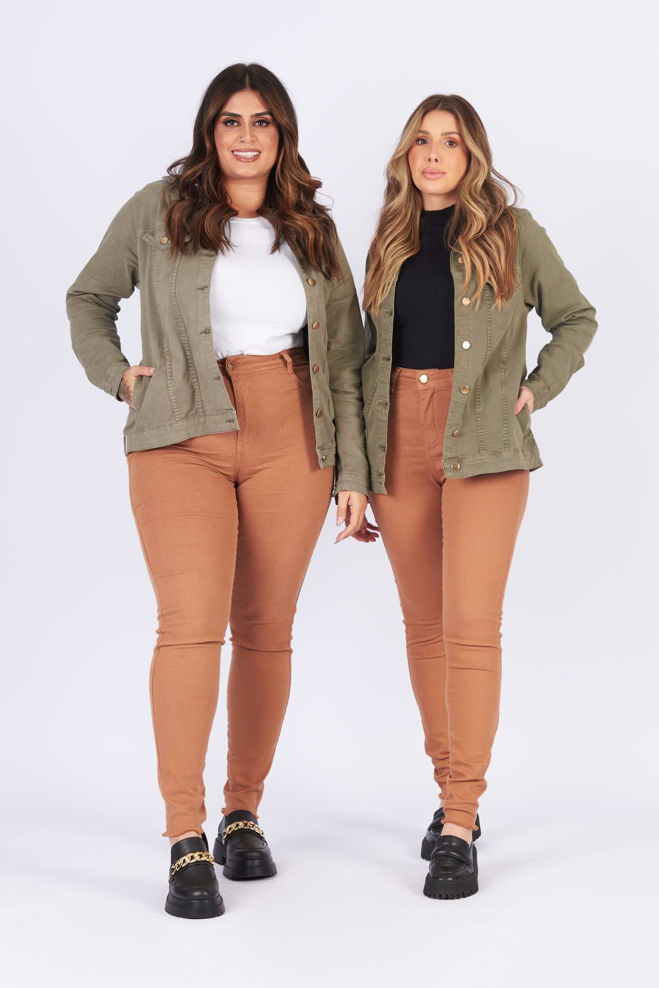 Jaqueta Sarja Alongada Color- Geração Moderna